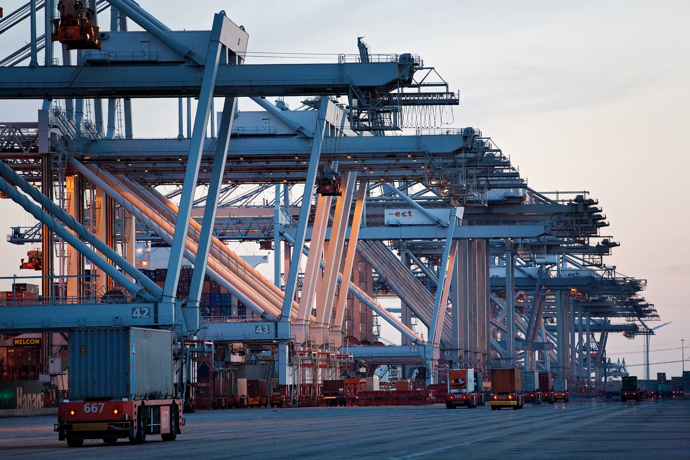 ECT container terminal - Fotografie Frank Hanswijk